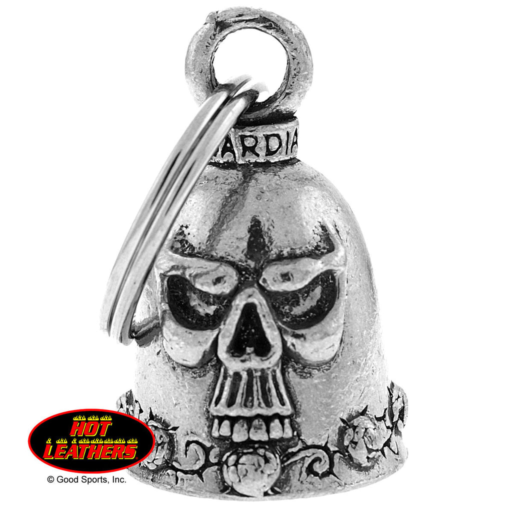 BELL SKULL - GUARDIAN BELL - PEWTER - 1"X1.5" – The Biker Store