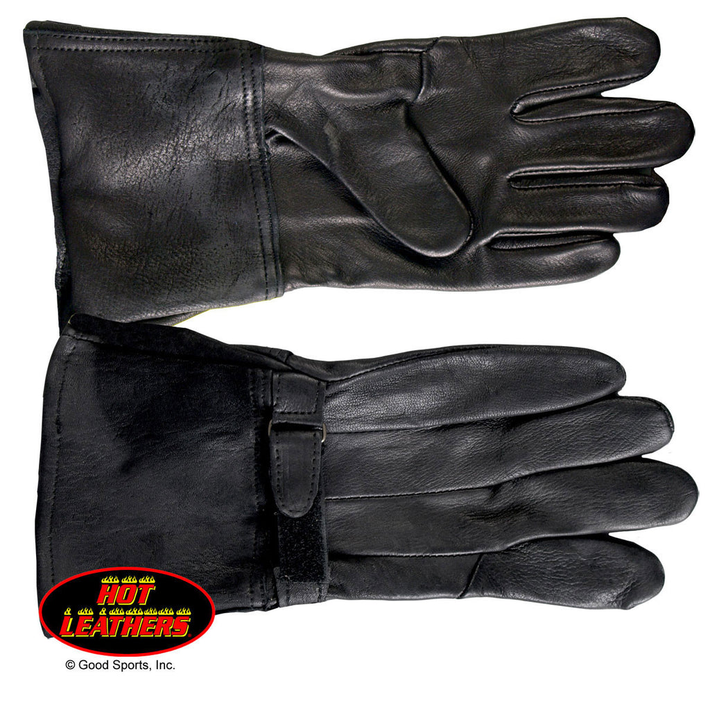 DEERSKIN BLACK CUFF & VELCRO – The Biker Store
