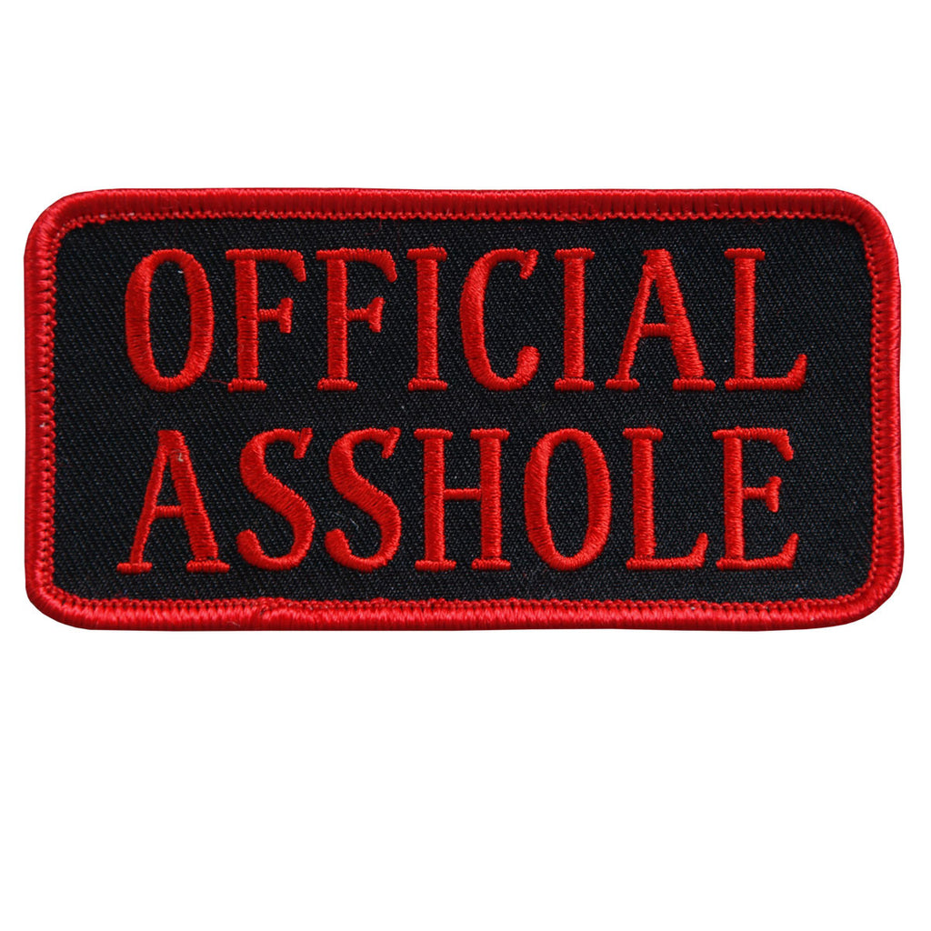 PATCH OFFICIAL ASSHOLE – The Biker Store