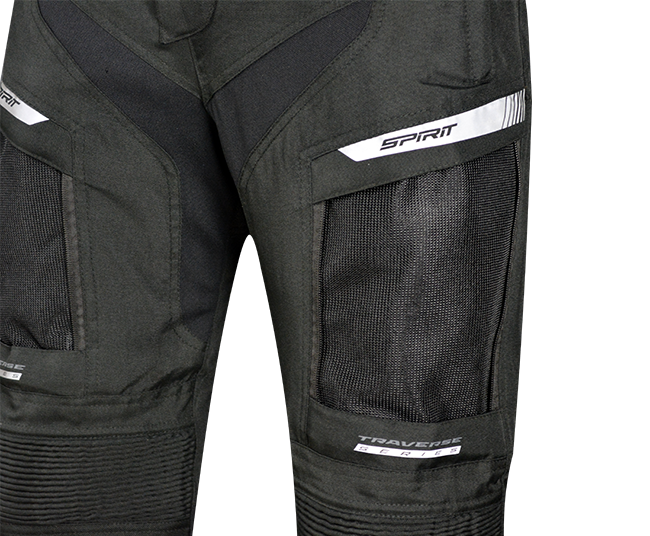 SPIRIT 600D POLYESTER BALLISTIC TEXTILE - TRAVERSE PANTS BLACK/GREY ...